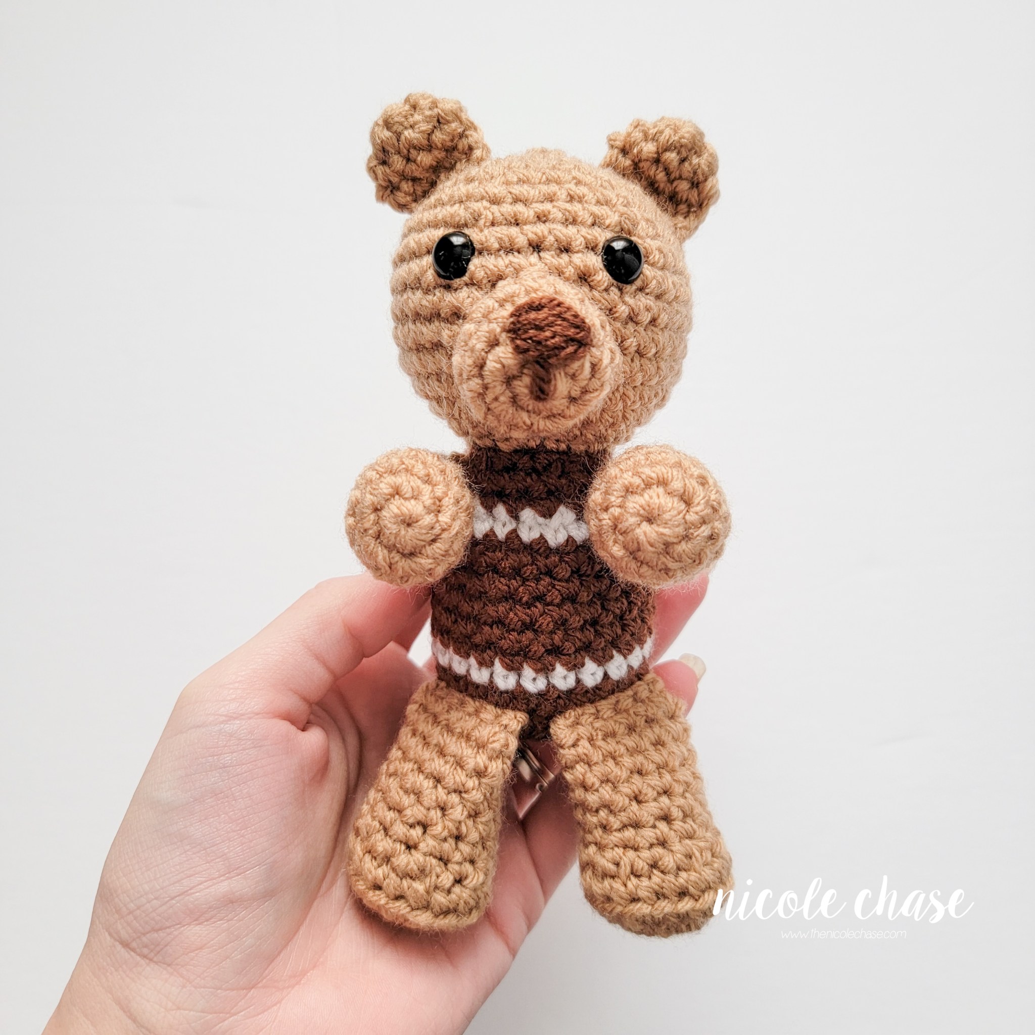 Fumble the Football Bear – SarahDee Crochet