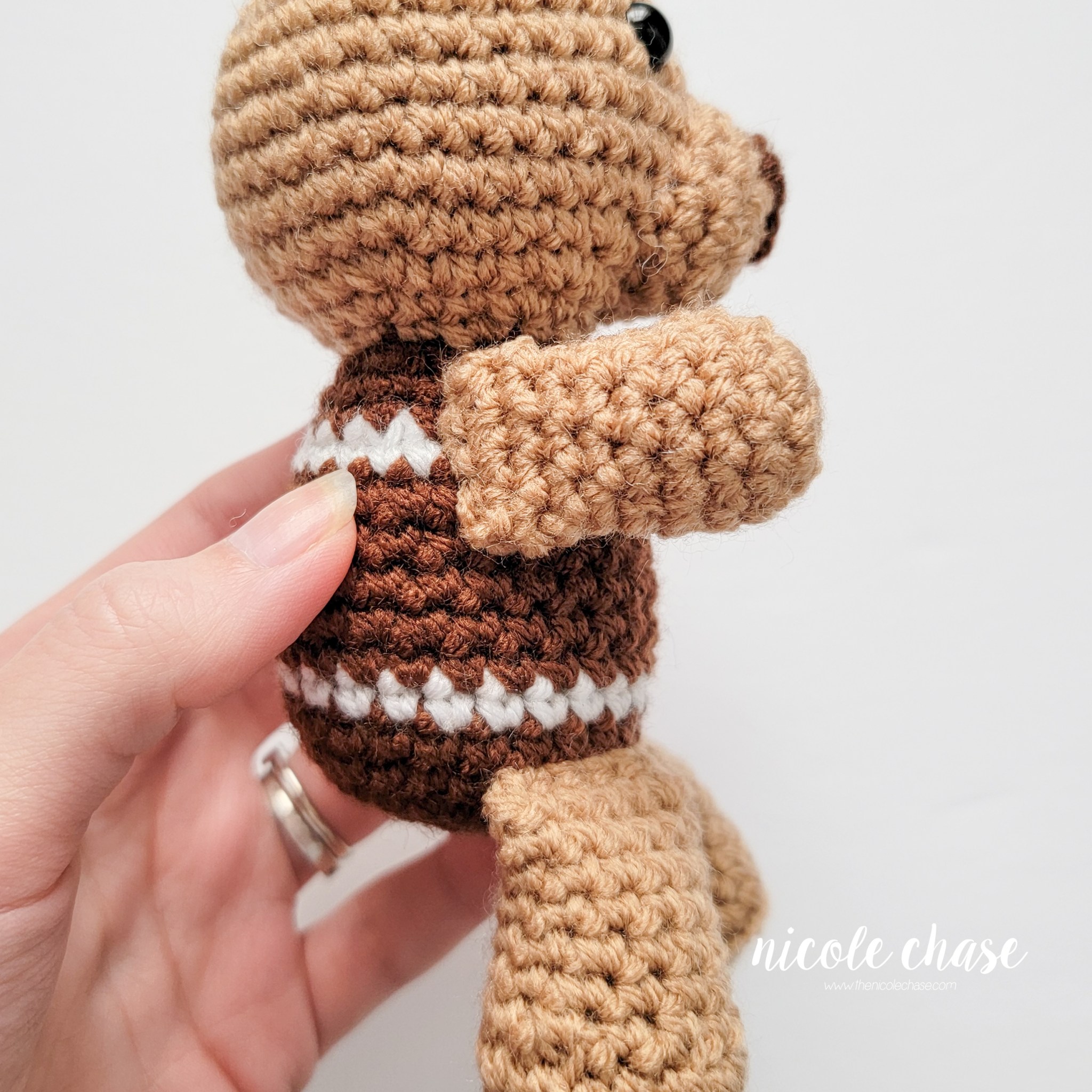 Fumble the Football Bear – SarahDee Crochet